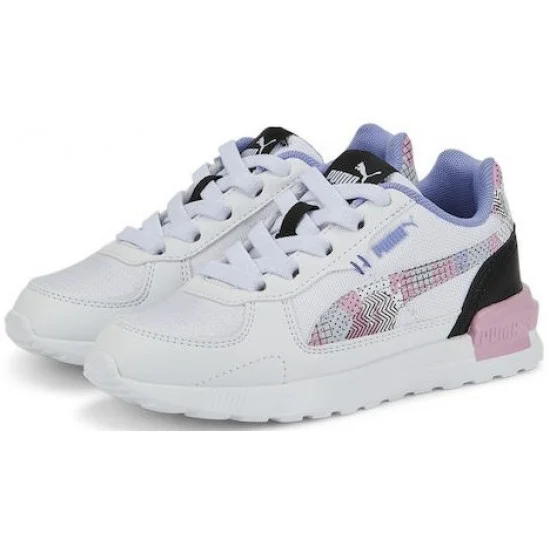 Puma Αθλητικά Παιδικά Παπούτσια Running Graviton Sashiko Λευκά 386217 ...