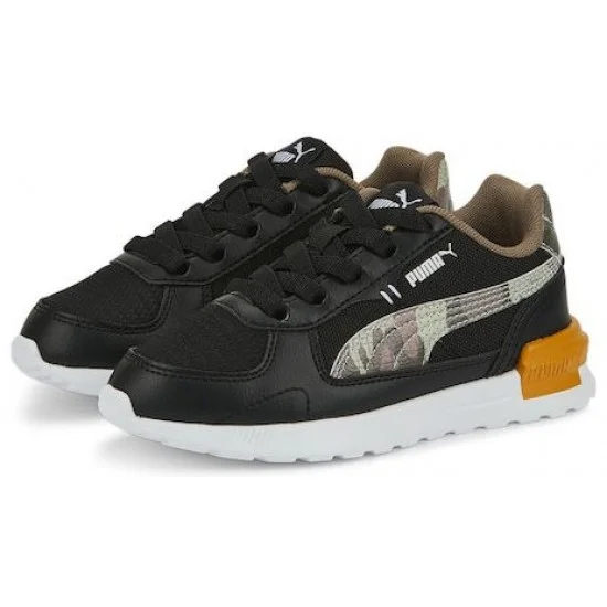 Puma Αθλητικά Παιδικά Παπούτσια Running Graviton Sashiko Μαύρα 386217 ...