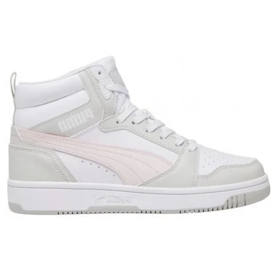 Puma Rebound V6 Γυναικεία Sneakers Λευκά 392326-07 | Chanioglou.gr