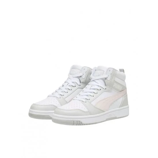 Puma Rebound V6 Γυναικεία Sneakers Λευκά 392326-07 | Chanioglou.gr